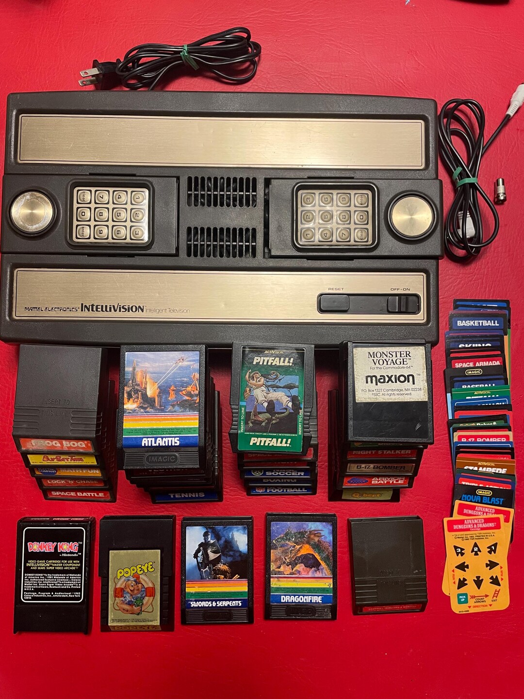 1979 Mattel Intellivision Console With Games - Etsy