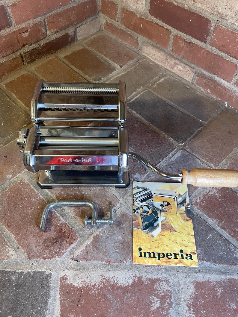 Vintage Pasta Maker Manual, Hand-crank Machine Made in Italy - Etsy