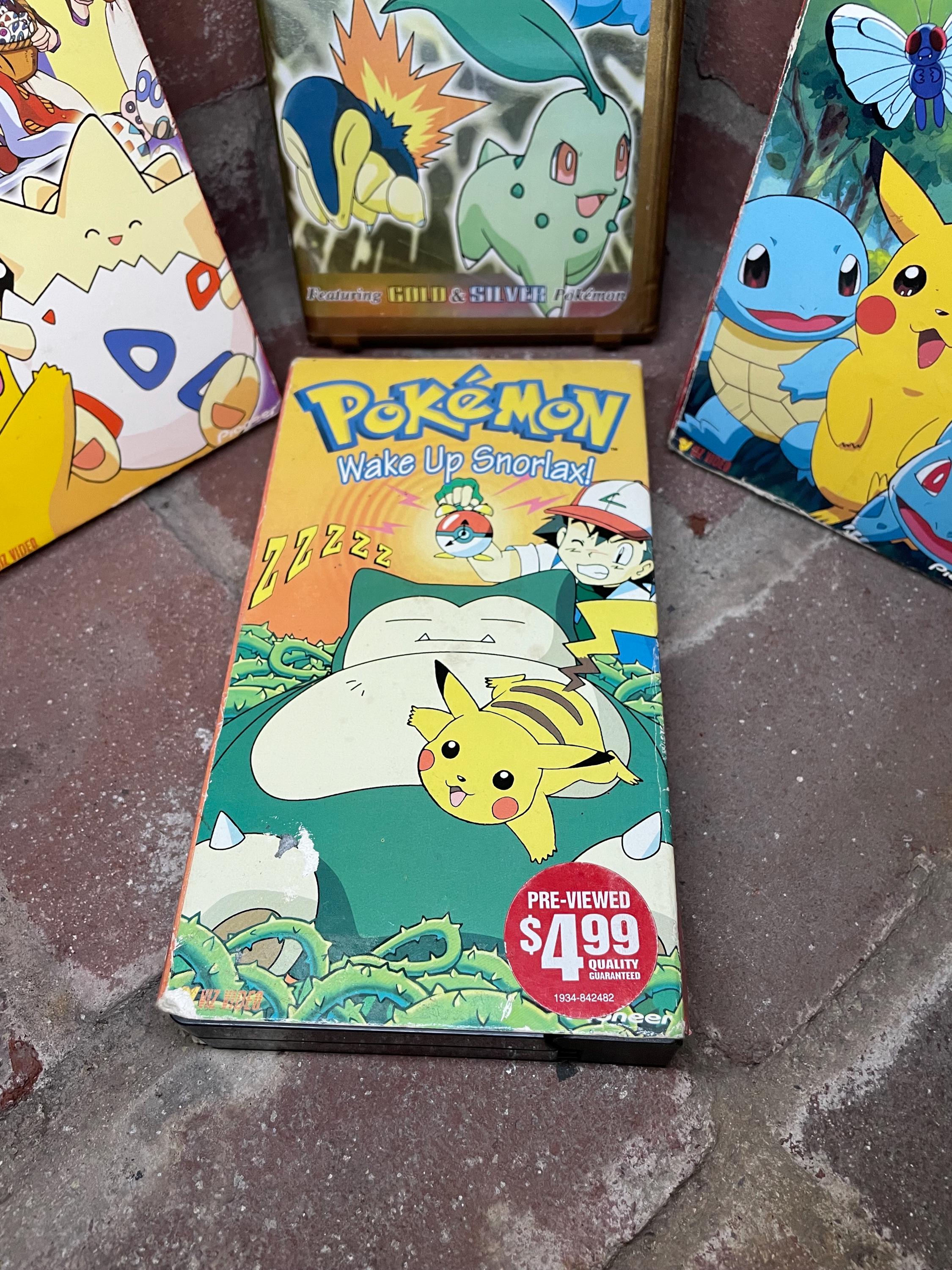 Vintage Pokemon VHS Lot - Etsy