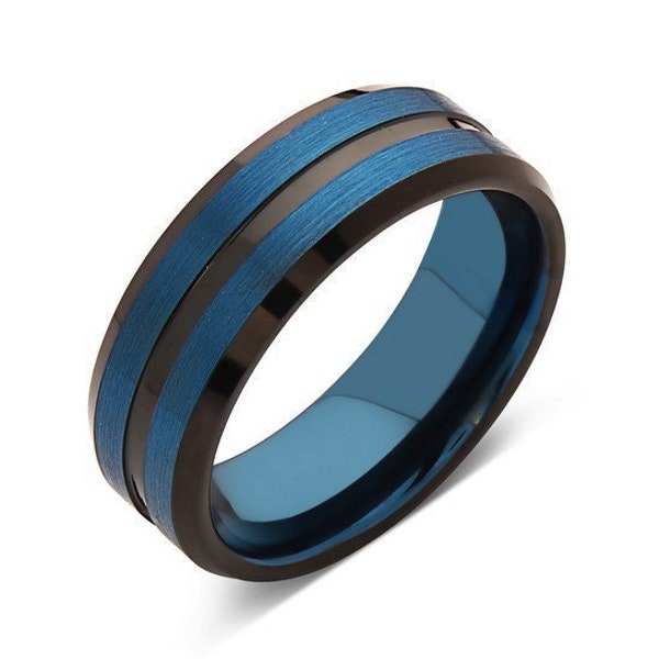Blue Wedding Bands - Etsy