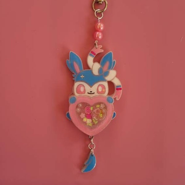 Sylveon Plush Keychain - Etsy