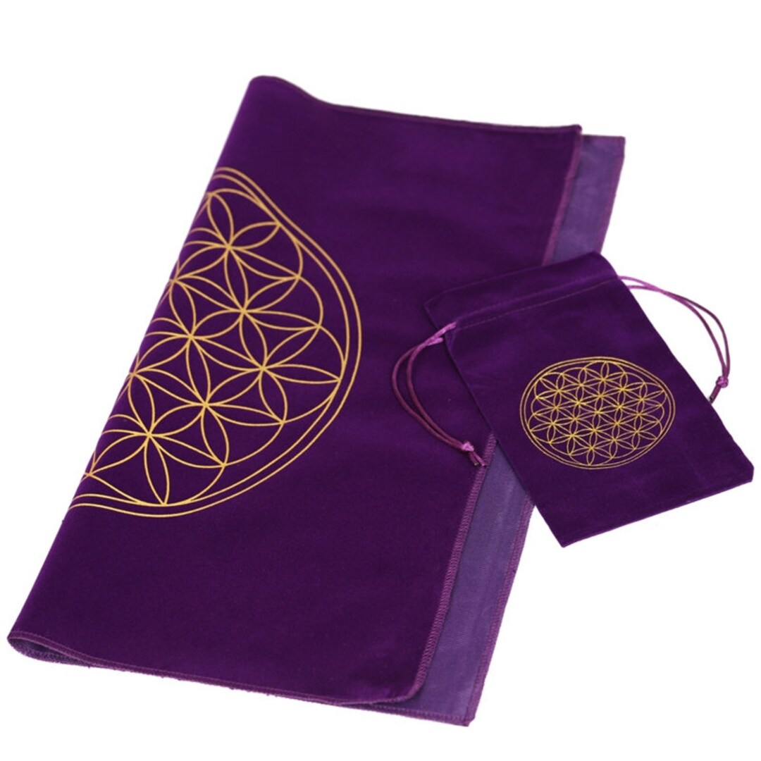 Divination Mat and Storage Pouch Astrology, Spiritual-themed Tablecloth ...