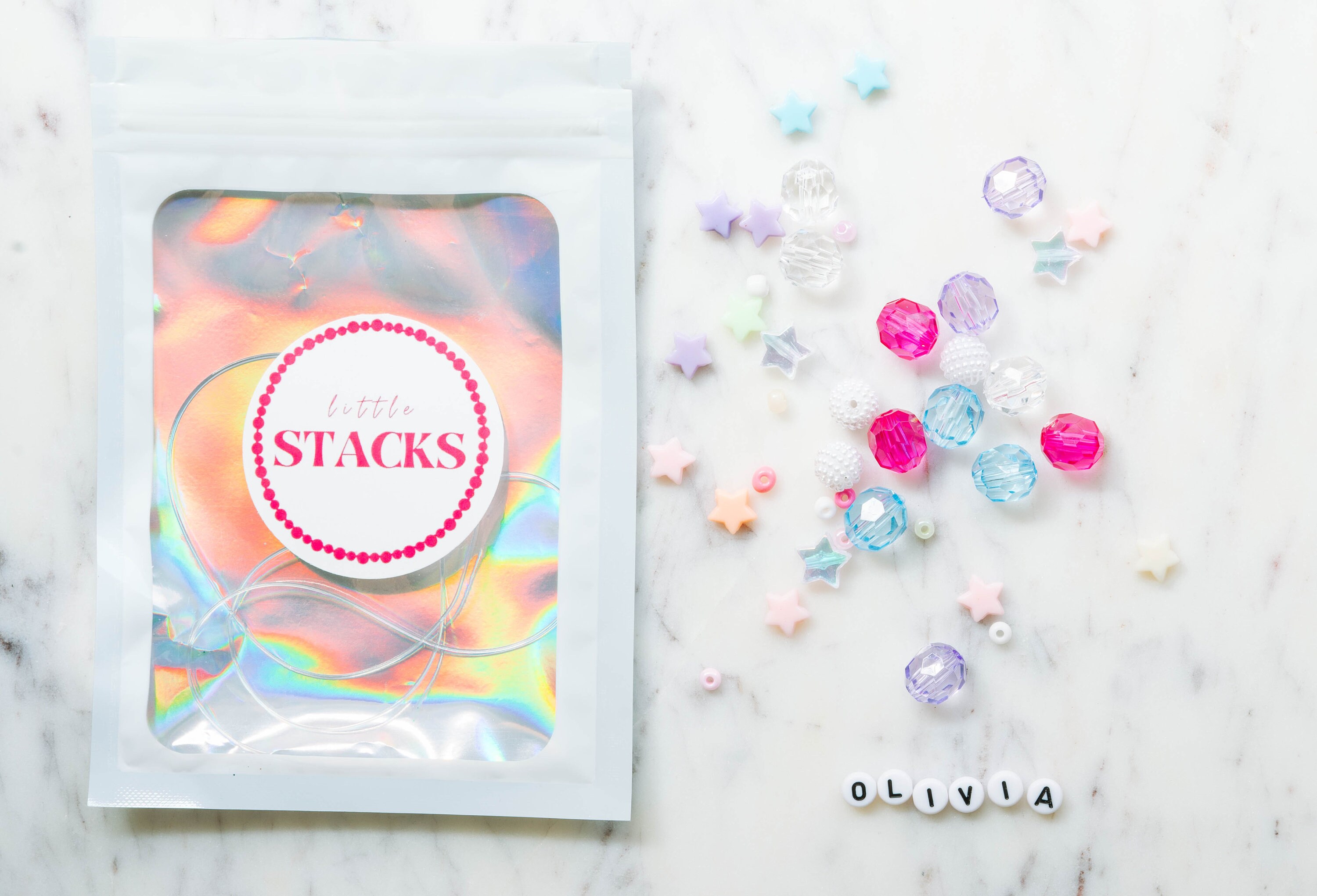 DIY Custom Jewelry Bead Kit for Kids and Adults the Classic Stack - Etsy