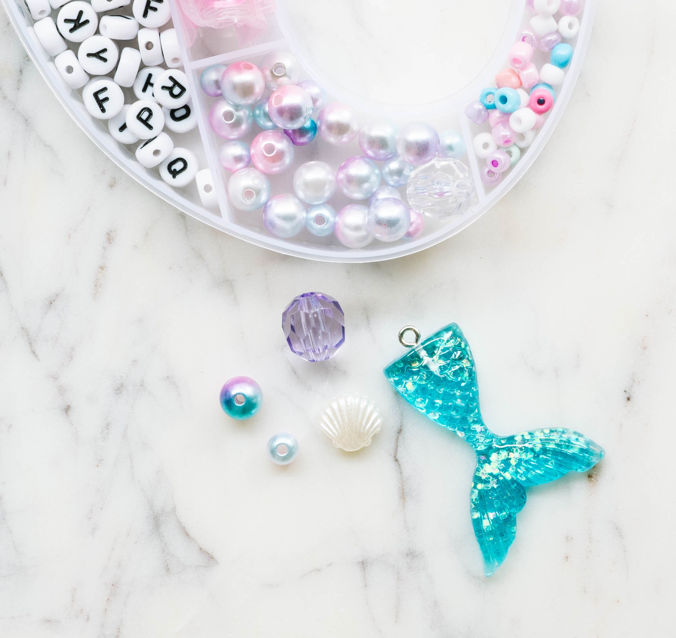 DIY Mermaid Bead Kit Jewelry Making for Kids and Adults - Etsy