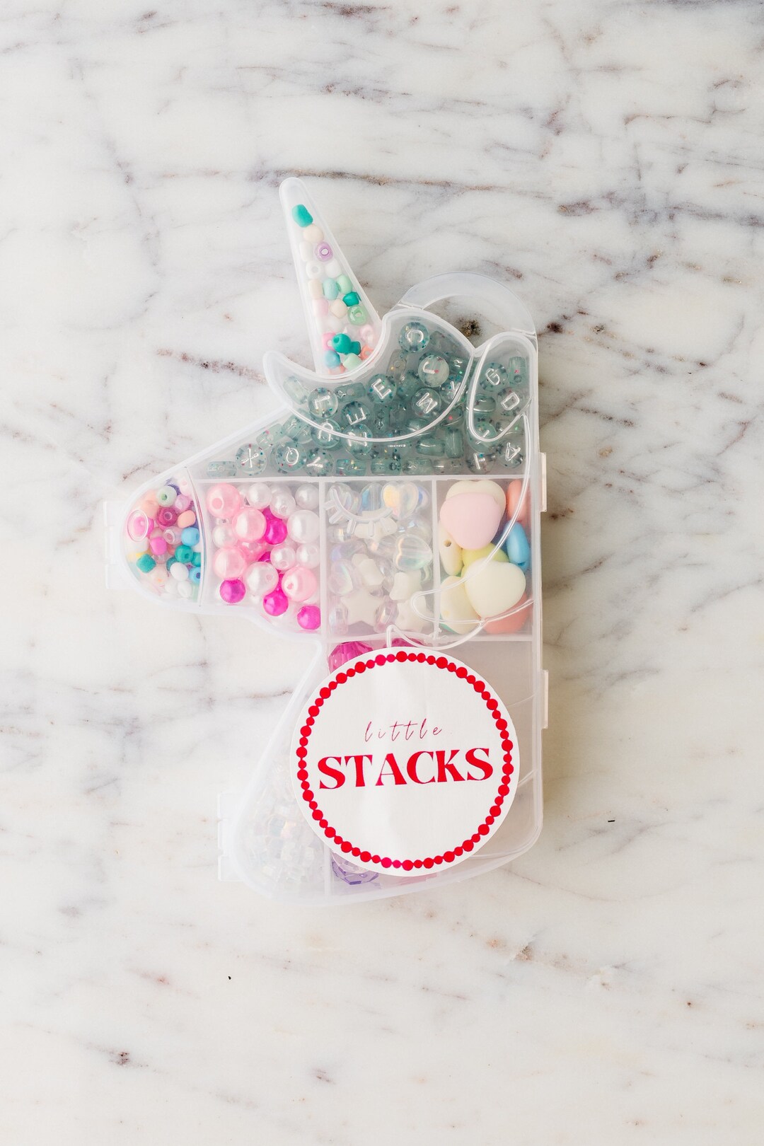 DIY Unicorn Bead Kit | Kids Jewelry Making, Alphabet Beads - Etsy