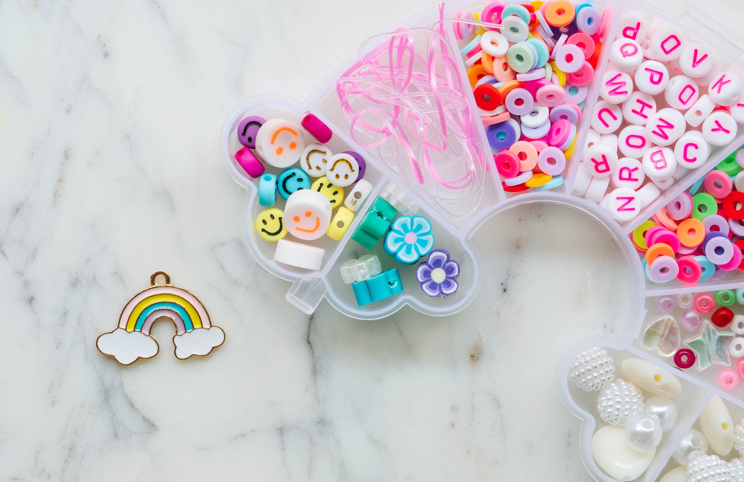 DIY Rainbow Kit for Jewelry Making Bead Kit for Kids and Adults Over ...