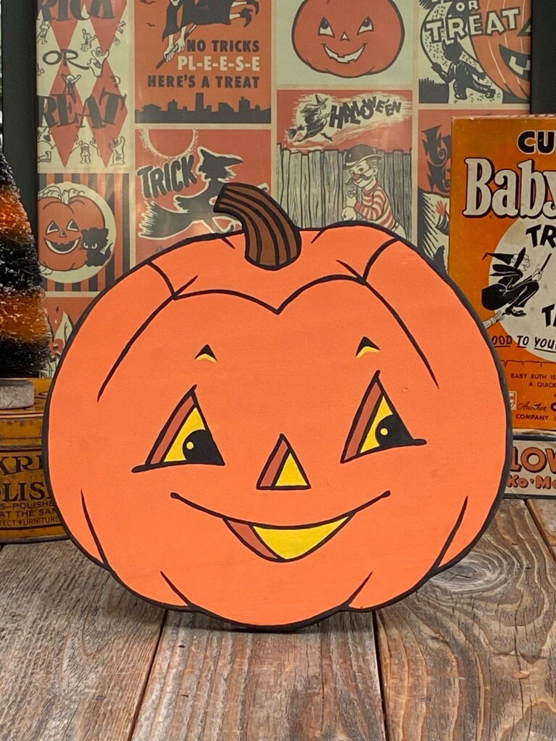 JACK-O-LANTERN SIGN - Etsy