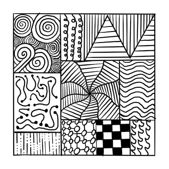 Dibujos Para Colorear Arte Abstracto