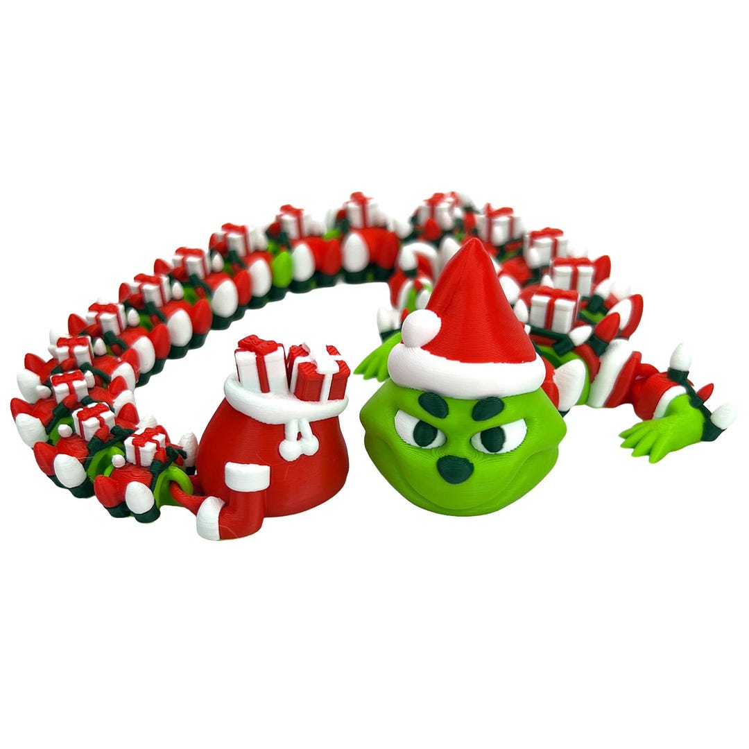 Grinch-inspired Fidget Dragon - the Grump Dragon - Etsy