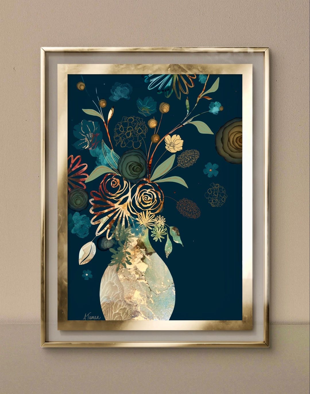 Floral Giclée Print – Transformative Blooms Fine Art Decor - Etsy