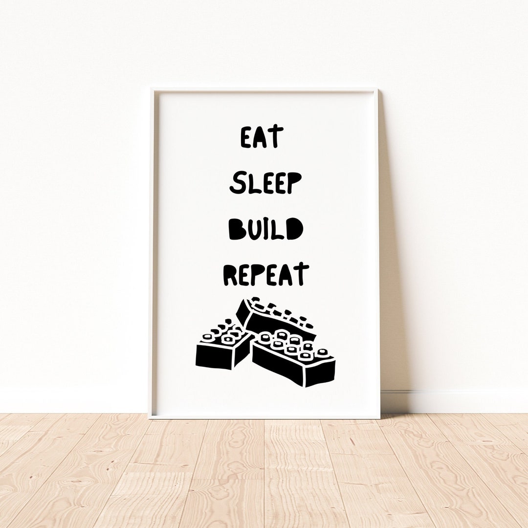Building Blocks Print, Kids Room Print, Kids Printable, Playroom Prints ...