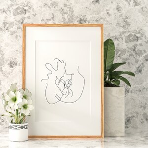 Miscarriage Family Portrait, 2 Angel Babies, Baby Loss Keepsake ...