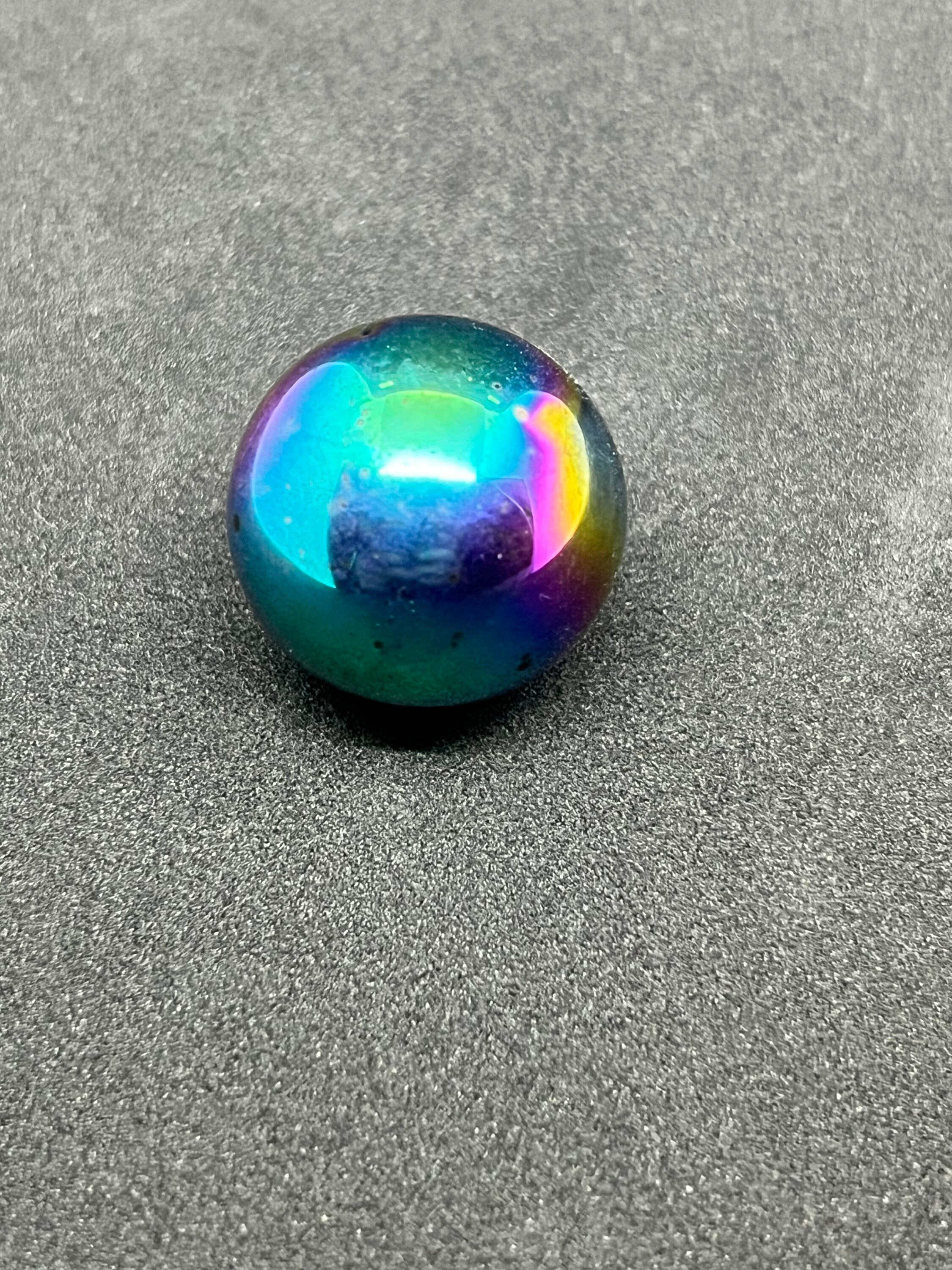 3 Rainbow Hematite Magnetic Spheres - Etsy