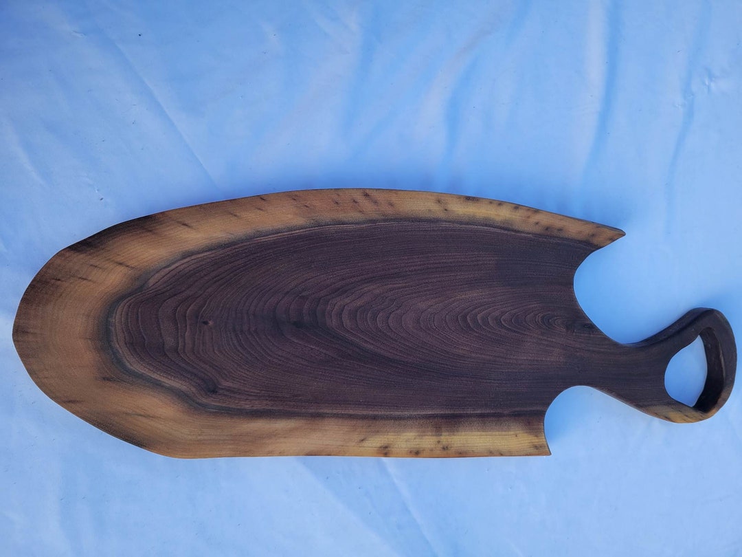 Walnut Handmade Serving Charcuterie Tray Board W/handle - Etsy