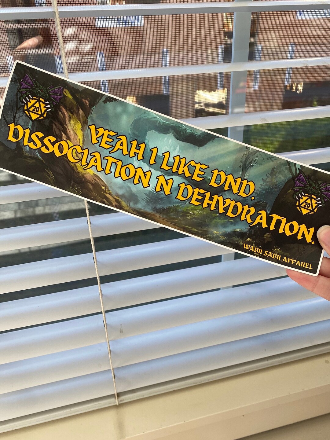 Dnd dungeons & Dragons Bumper Sticker - Etsy