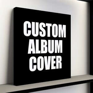 Custom Album Cover Canvas / Personalized Canvas Print / Music Gift ...
