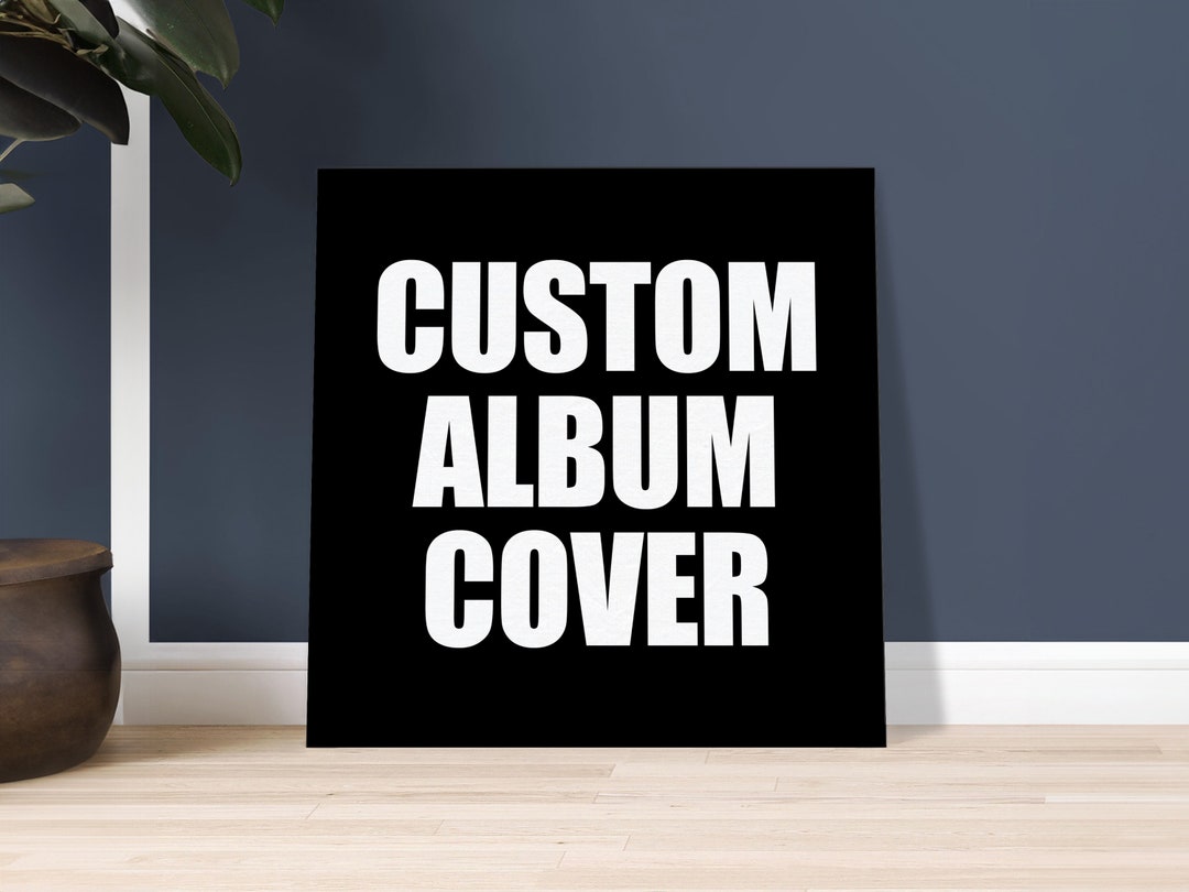 Custom Album Cover Canvas / Personalized Canvas Print / Music Gift ...
