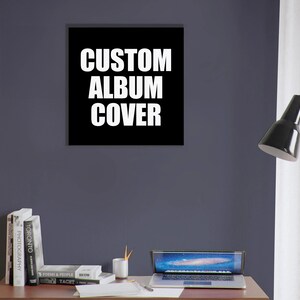 Custom Album Cover Canvas / Personalized Canvas Print / Music Gift ...