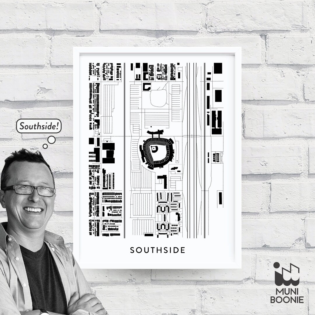 Southside Chicago // Neighborhood Poster - Etsy