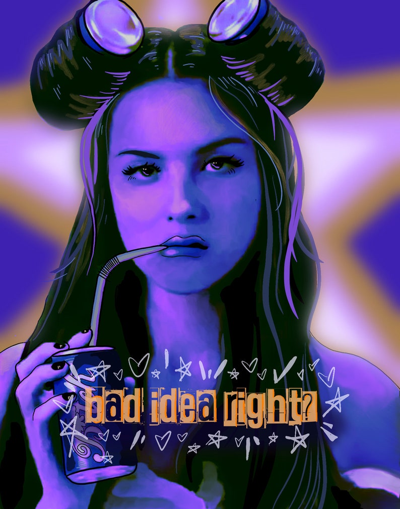 Olivia Rodrigo BAD IDEA RIGHT 11x14 In. Print - Etsy