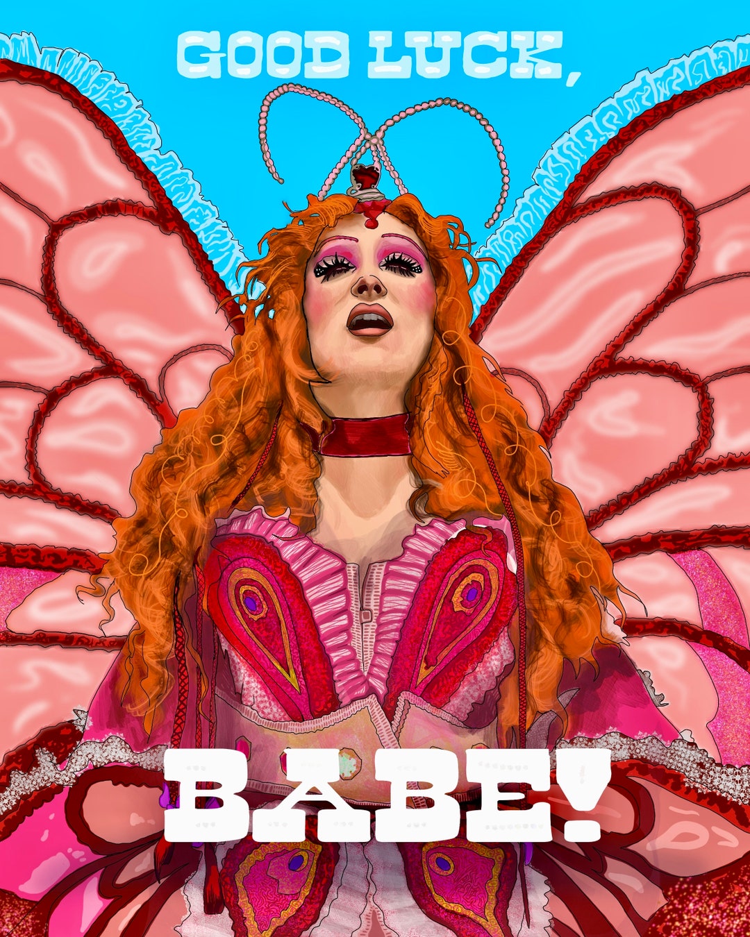 Chappell Roan “GOOD LUCK, BABE” 8x10 In. Print - Etsy