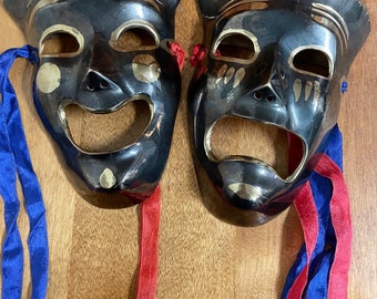 SCP 035 Mask / Greek Comedy & Tragedy Masks / Theater Masks - Etsy