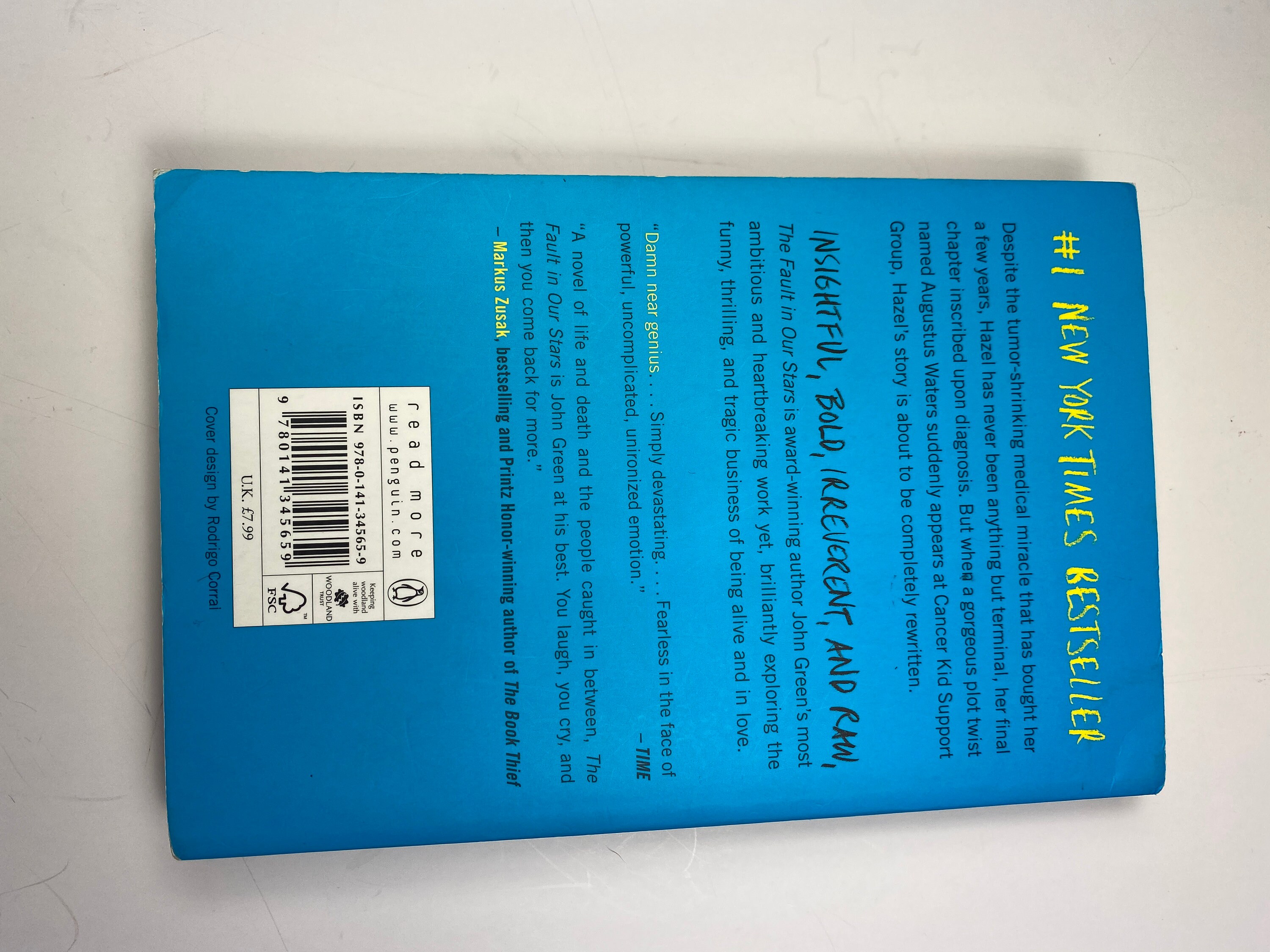 The Fault In Our Stars Book Cover Design