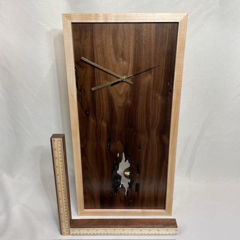 Handcrafted Pendulum Wood Wall Clock ( Barnbougle ) - Etsy