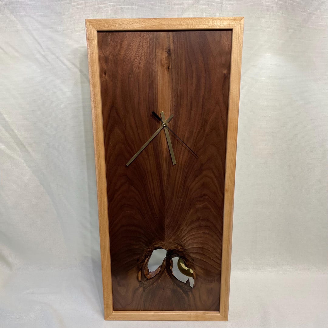 Handcrafted Pendulum Wood Wall Clock ( Summerfield ) - Etsy