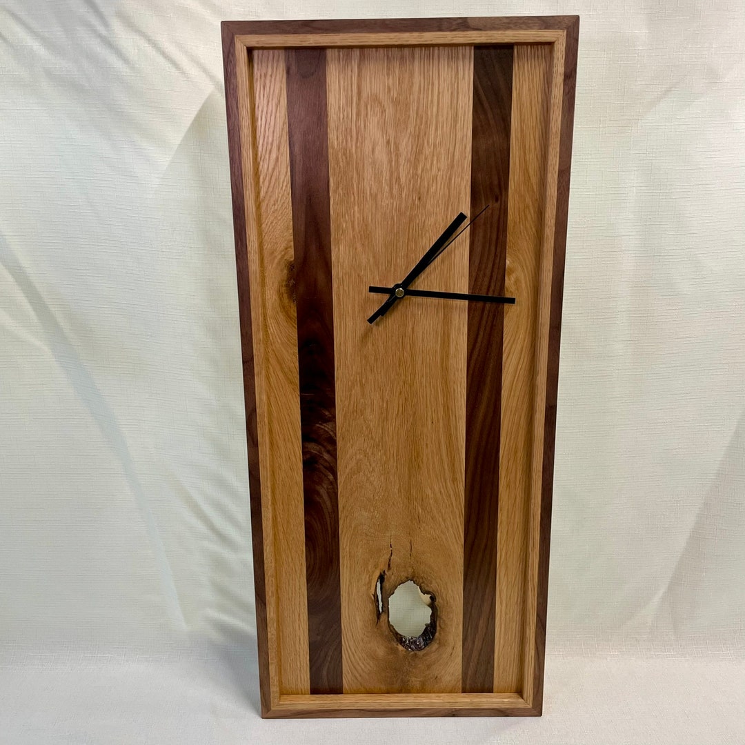 Handcrafted Pendulum Wood Wall Clock ( Oakland Hills ) - Etsy
