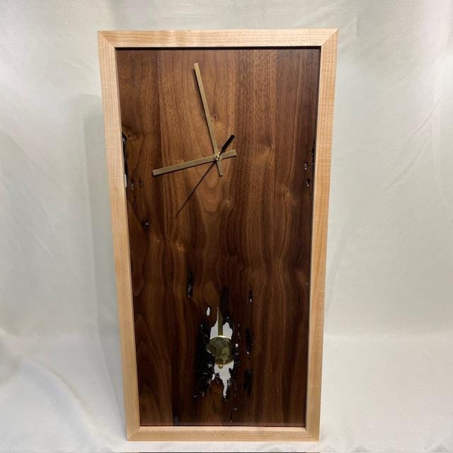 Handcrafted Pendulum Wood Wall Clock ( Barnbougle ) - Etsy