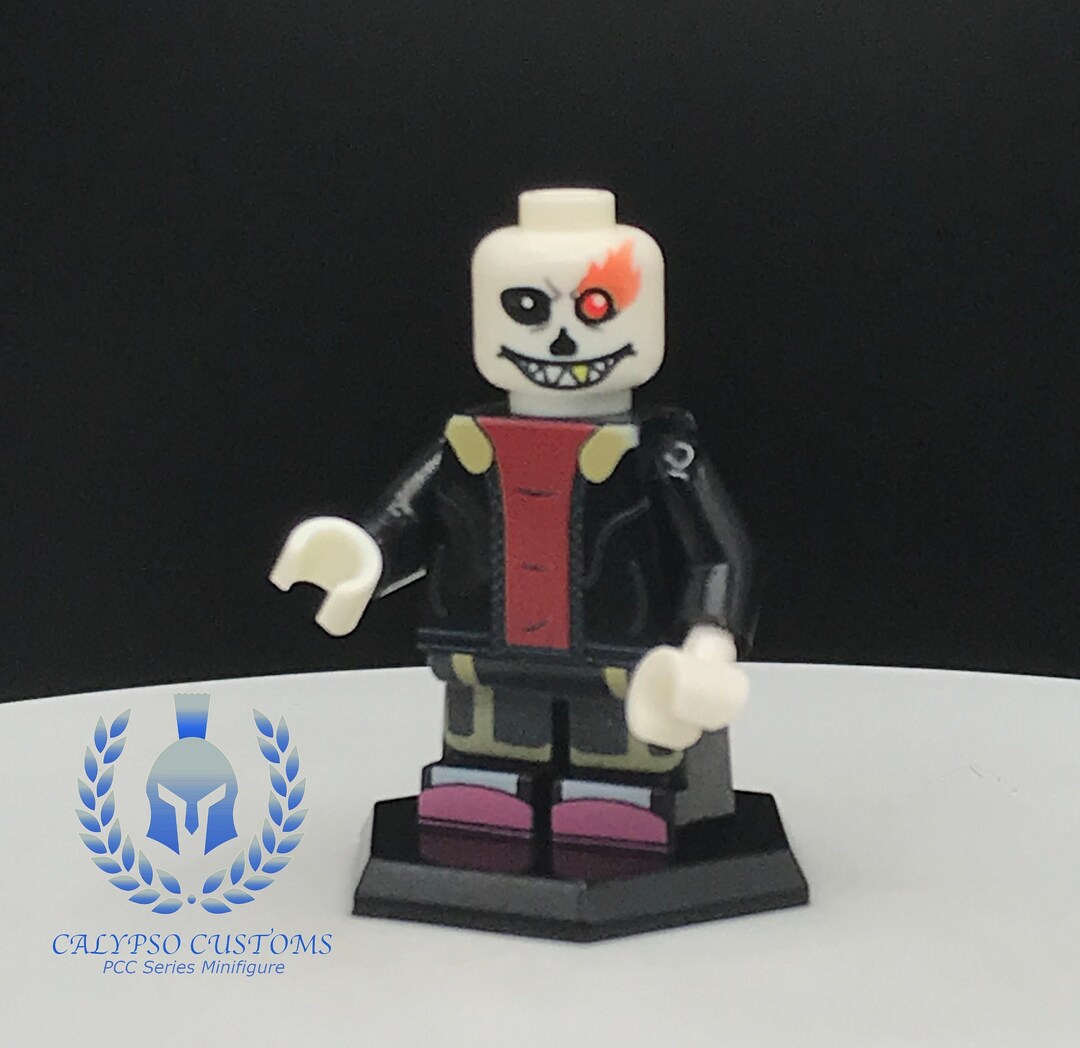 Underfell Sans Custom UV Printed Pop Culture Customs Series NEW Figure ...
