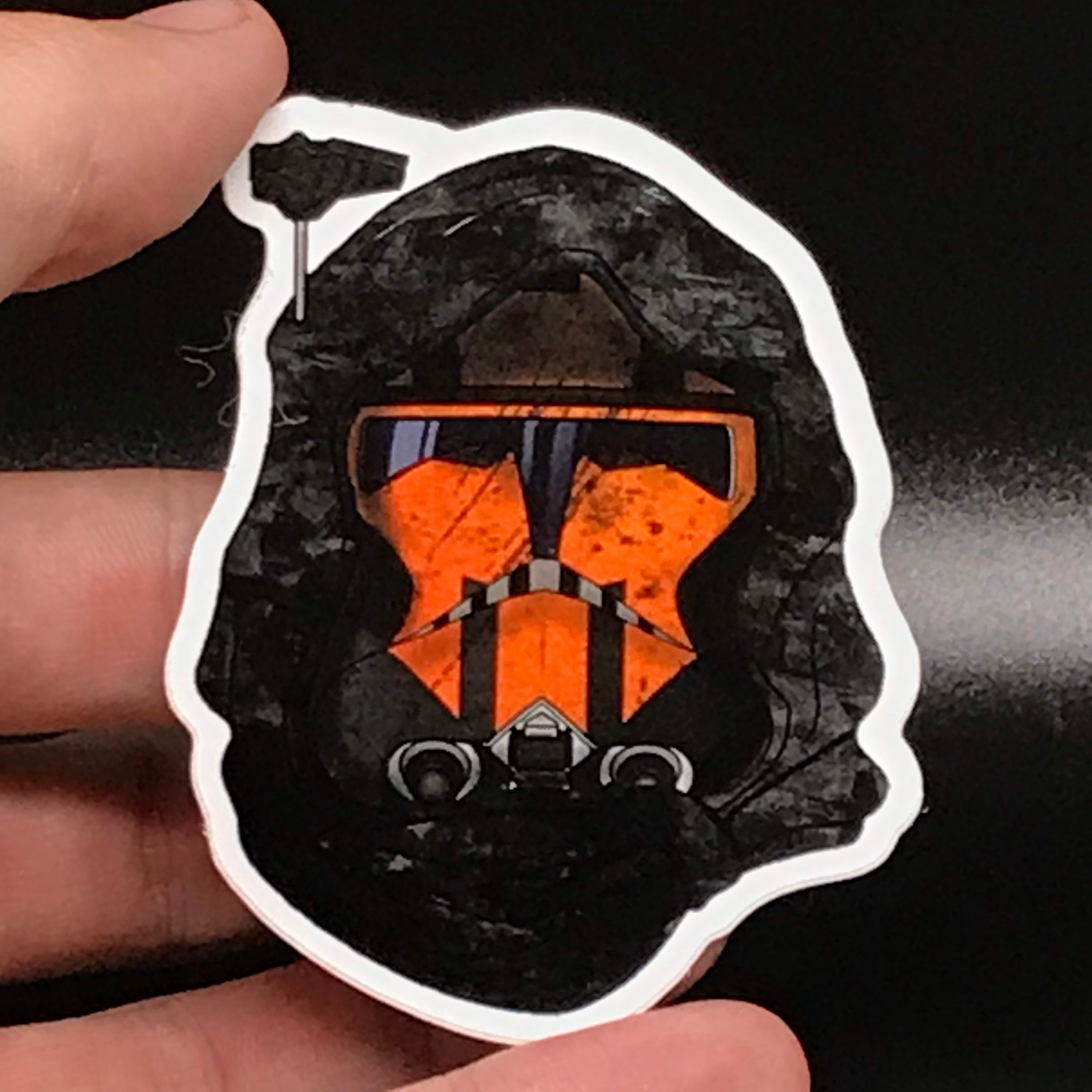 DIE CUT Hoodie Umbra Arc Trooper Helmet Custom Printed Glossy - Etsy