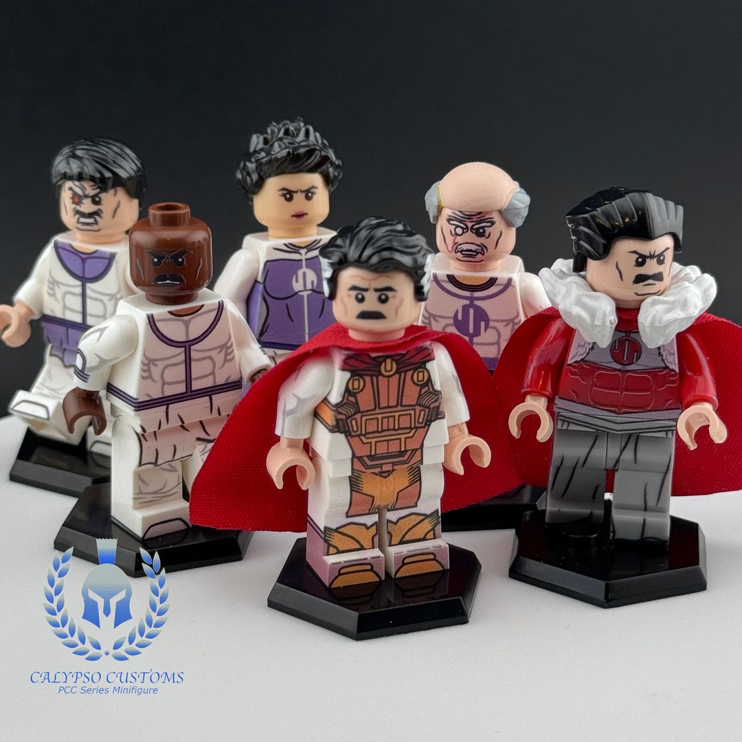 Viltrumite Series Comic Superhero/villain Set of 6 Custom UV Printed ...