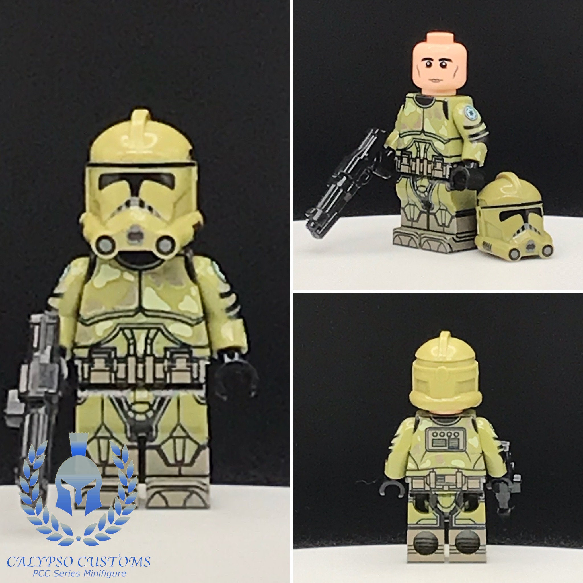 Jungle Clone Trooper Custom UV Printed Pop Culture Customs - Etsy
