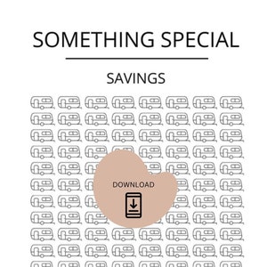 Caravan Savings Visual Tracker Saving for Something Special Colour ...