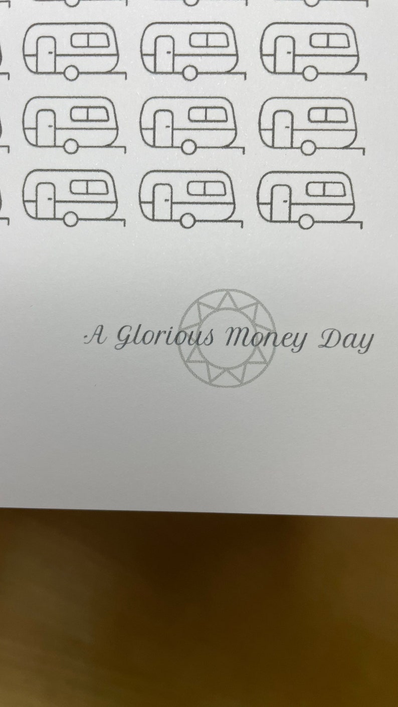 Caravan Savings Visual Tracker Saving for Something Special Colour ...