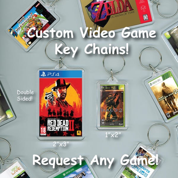 Video Game Key Chains - Etsy
