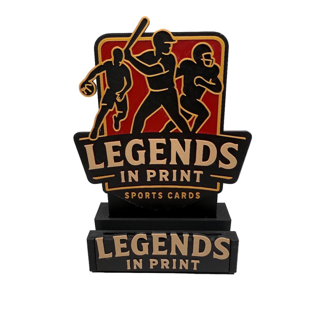 Sports/trading Card Custom Stand - Customize With Your Brand or Logo ...