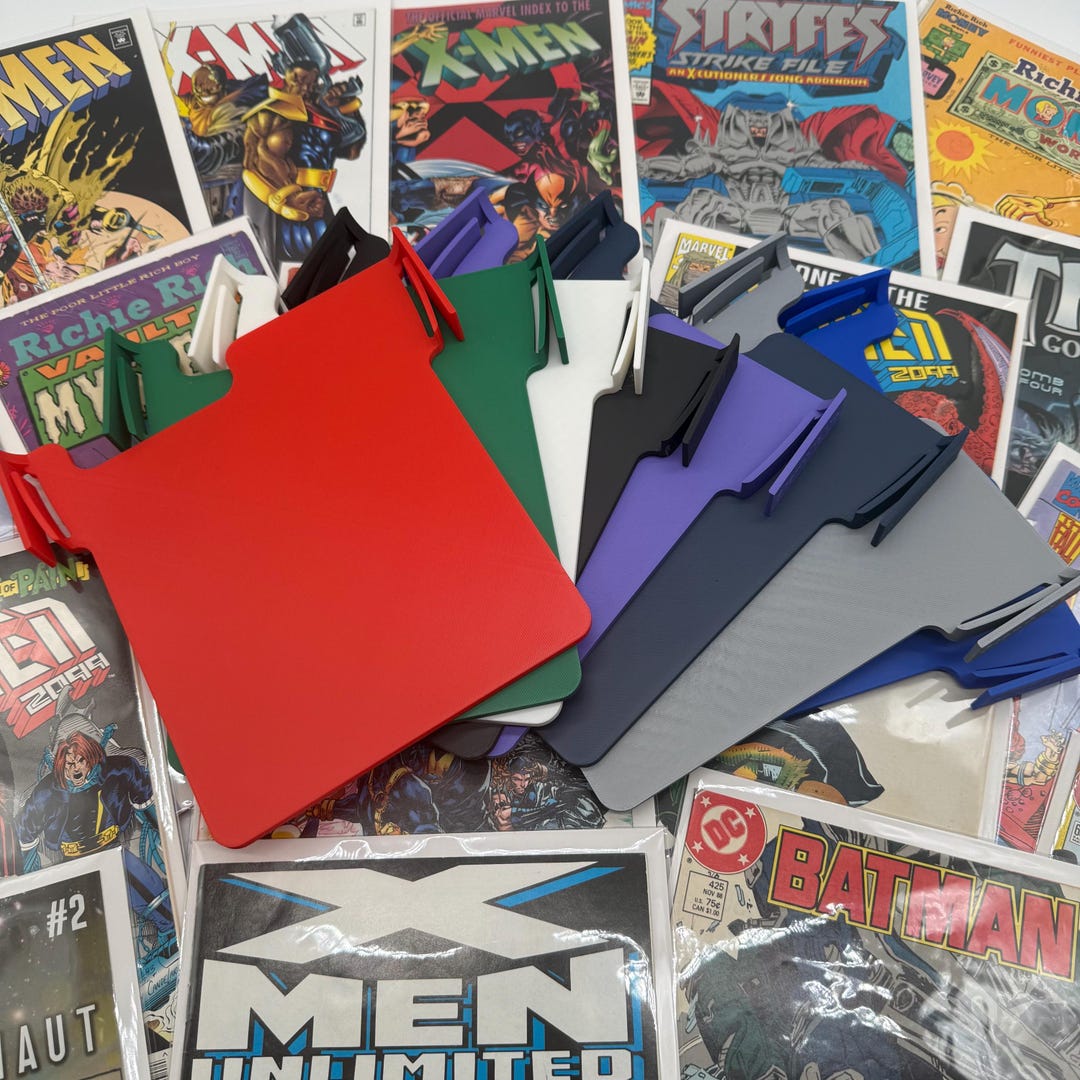Comic Book Box Divider Support: Prevent Bending & Creasing - Etsy