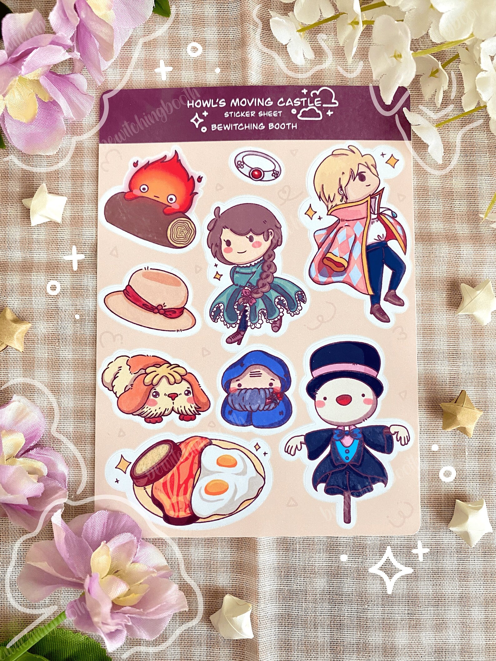 Howl's Moving Castle Sticker Sheet - Etsy