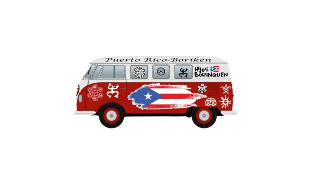 Taino Volky-van-waterproof Vinyl, 3 Sizes - Etsy