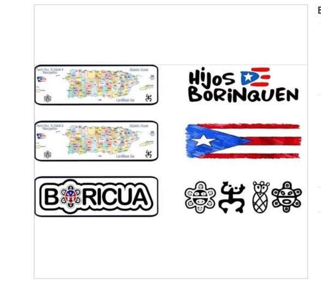 BOOKMARKS With Puerto Rico Images, 3 Variations - Etsy