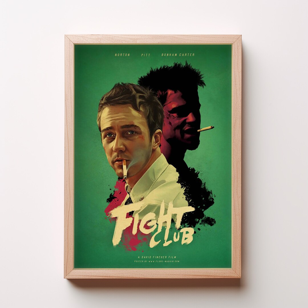 Fight Club Classic Movie Poster Retro Vintage Home Decor - Etsy