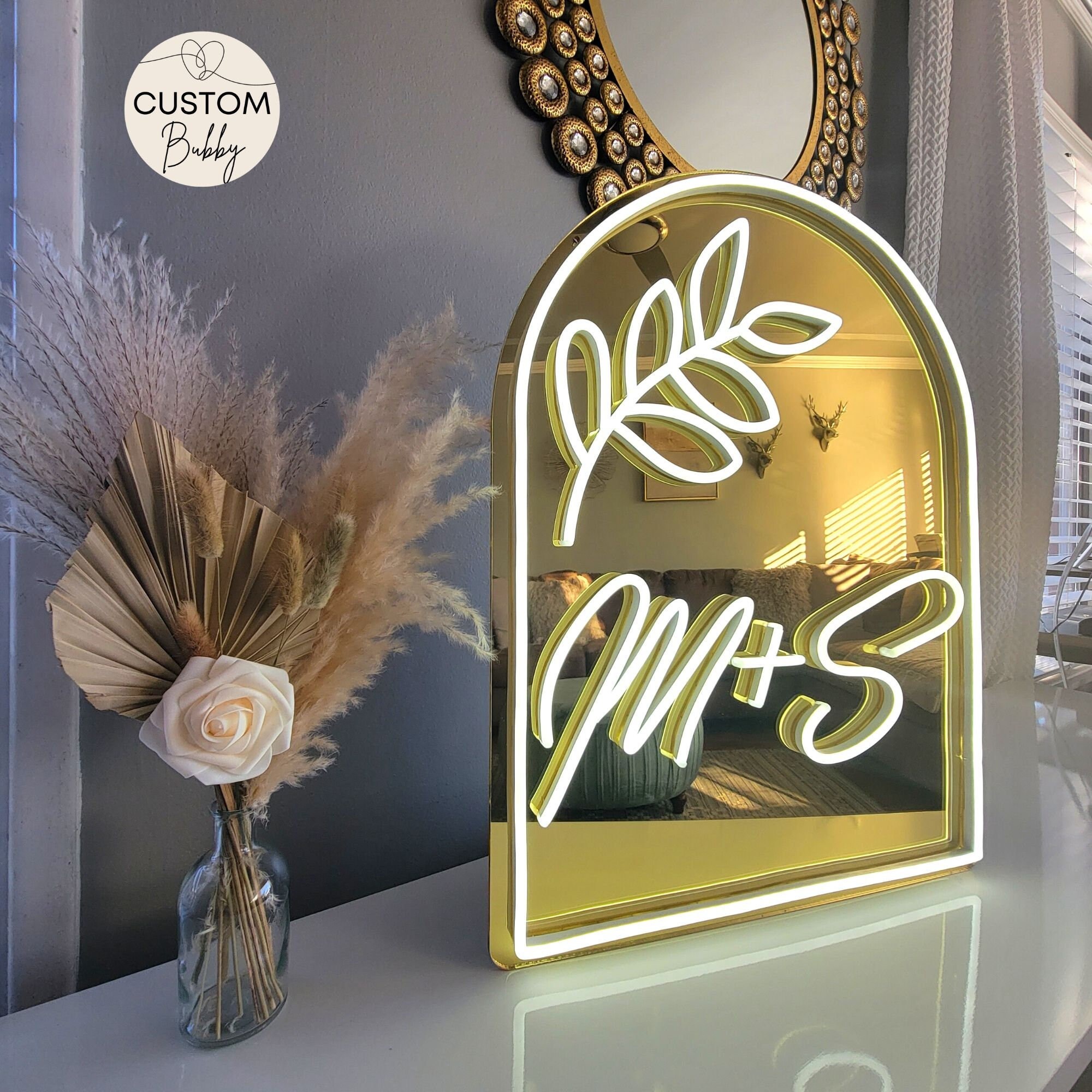 Custom Initials Sign Wedding Wedding Neon Sign for Reception - Etsy