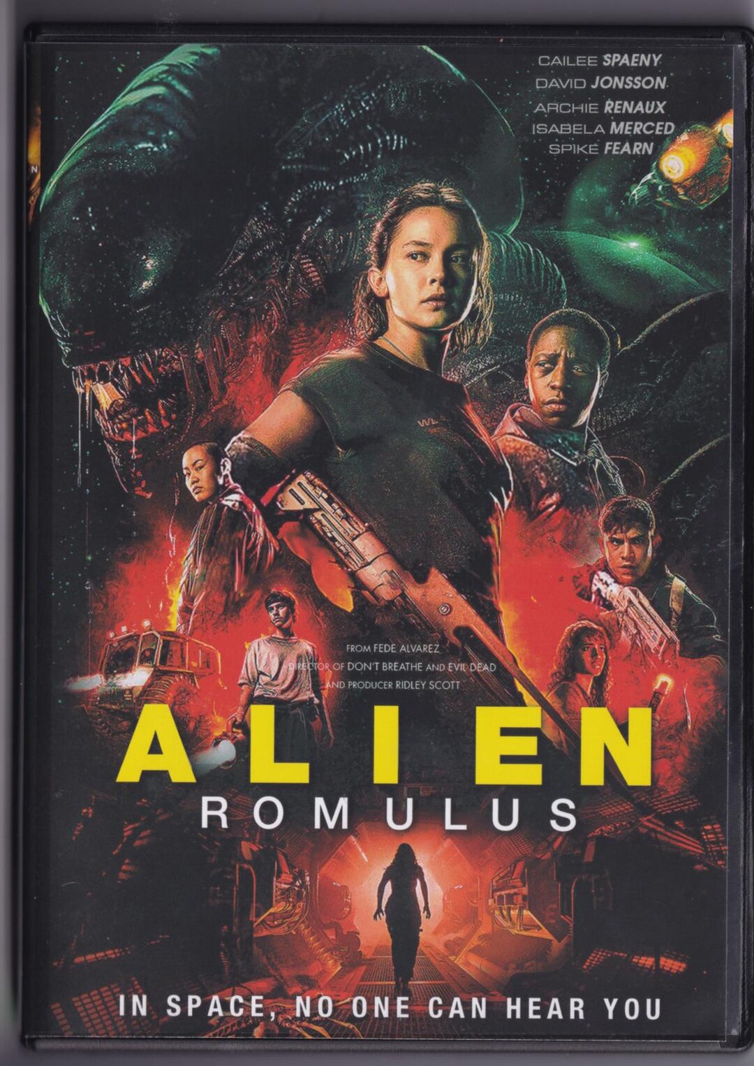 Alien Romulus DVD 2024 Cailee Spaeny, David Jonsson, Archie Renaux NEW ...