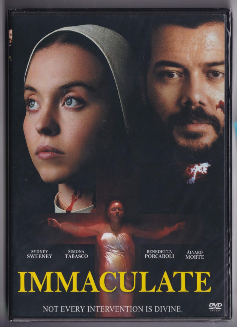 Immaculate DVD 2024 Sydney Sweeney Alvaro Morte NEW - Etsy