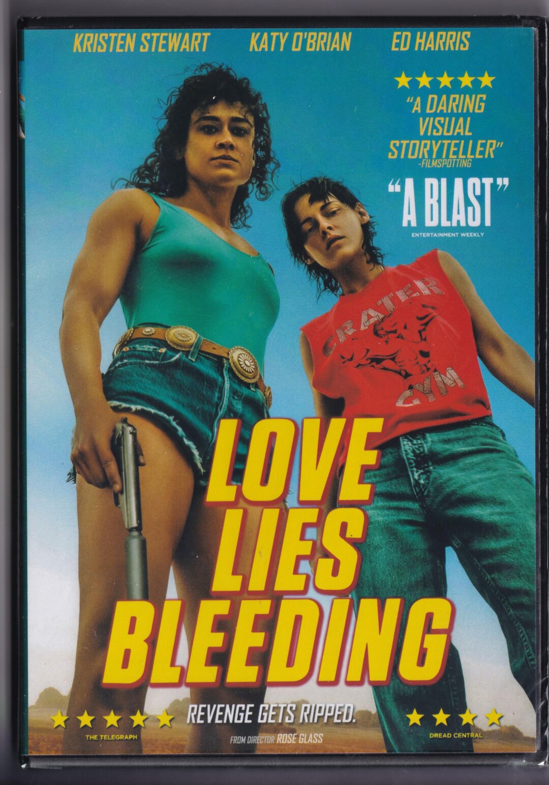 Love Lies Bleeding DVD 2024 Anna Baryshnikov, Kristen Stewart, Dave ...