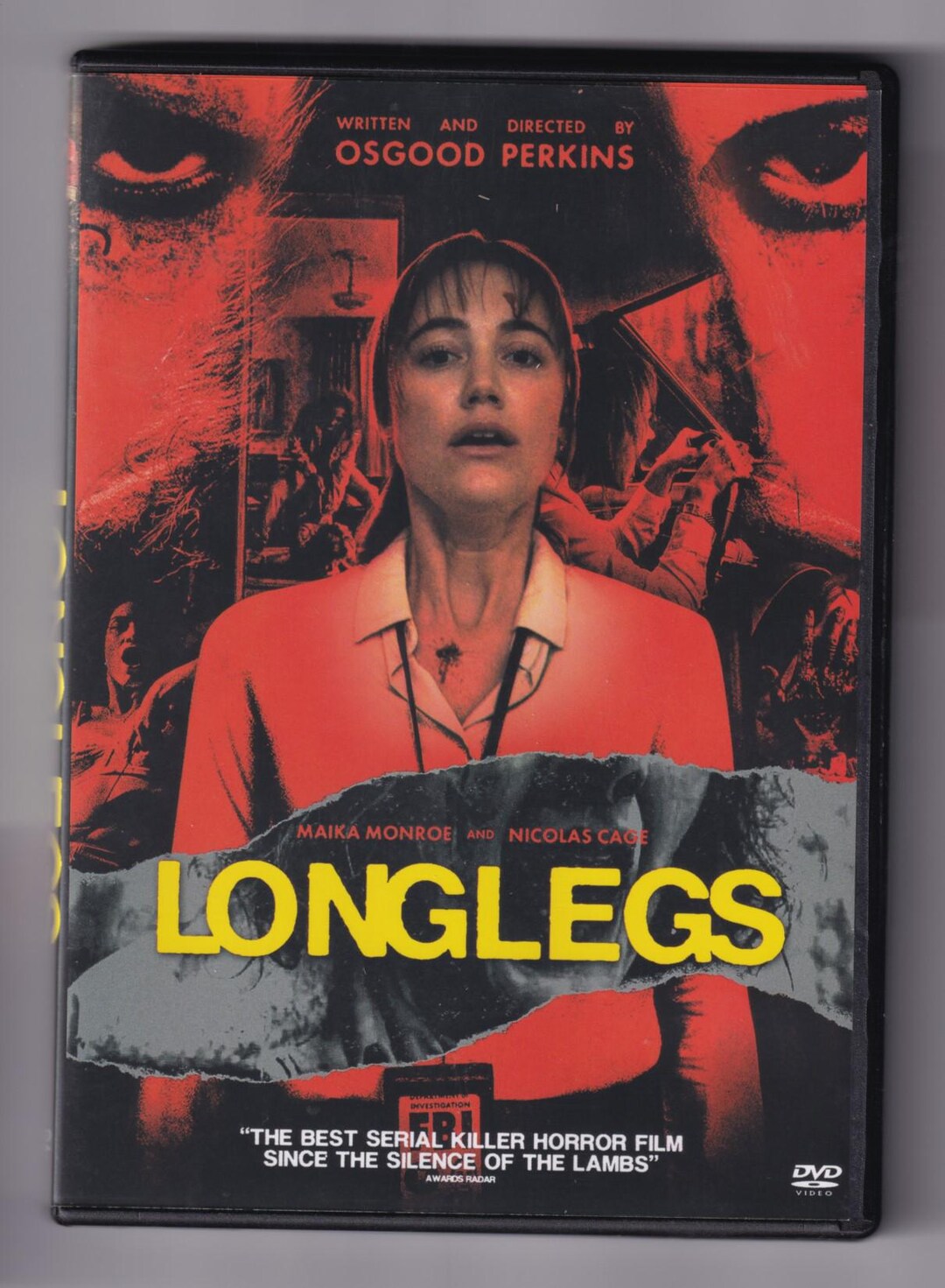 Longlegs DVD 2024 Nicolas Cage, Maika Monroe - Etsy