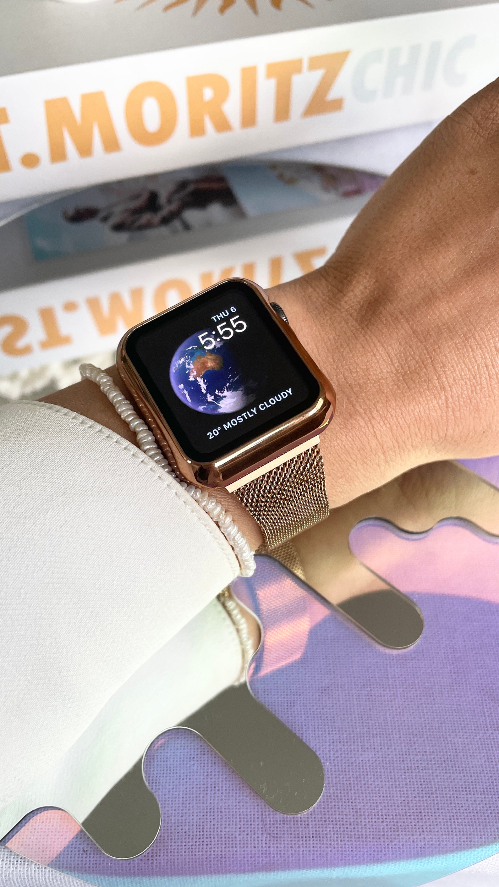 Rose Gold Apple Watch Band 45mm 44mm 42mm 41mm 40mm 38mm - Etsy